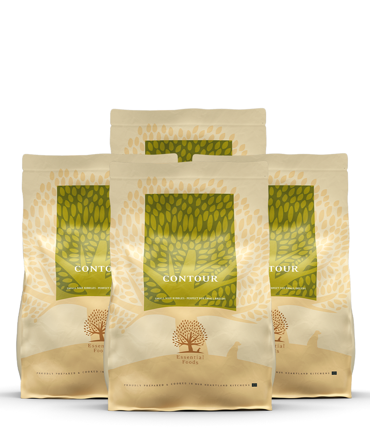 4 x 2,5kg Essential Contour Small Size HL - Essential foods España